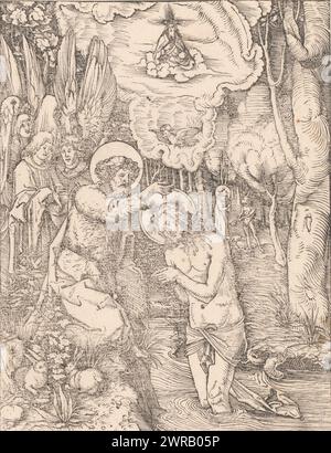 Baptism of Christ, Anonymous, Hans Wechtlin (I), 1490 - 1526 print ...