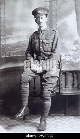 A soldier on the General List during the First World War Stock Photo ...