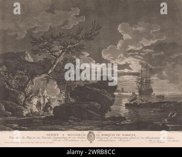 'La Nuit' (The Night) by Claude Joseph Vernet is a painting housed in ...