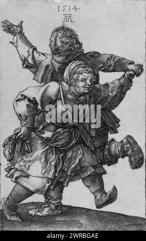 Print, The Dancing Peasants, 1514 Stock Photo - Alamy