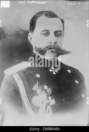 Paul von Rennenkampf, Russian general who served in the Imperial ...