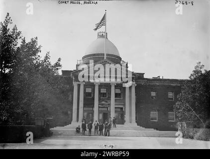 Court House, Mineola, Photograph shows the Nassau County Courthouse in ...