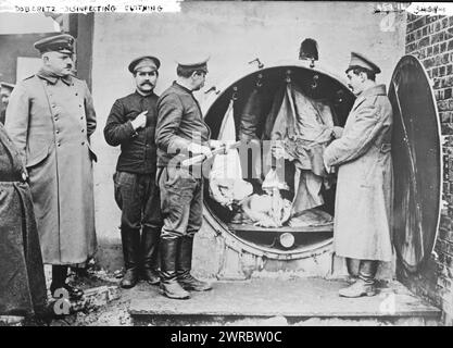 Doberitz - disinfecting clothing Stock Photo - Alamy