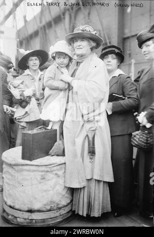 Ellen Terry, Photograph shows actress Ellen Terry (1847-1928) on board ...