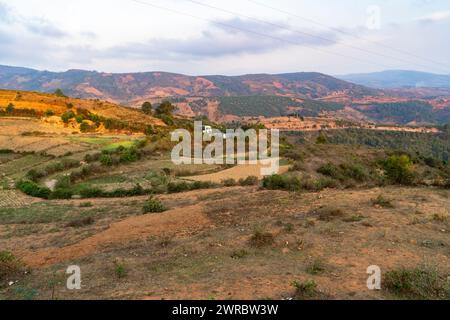 Landscape from viewpoint, Alakamisy Ambohimaha, Lalangina, Haute ...