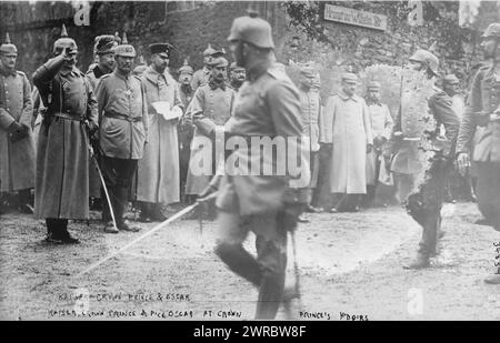 Kaiser & sons, Photograph shows the sons of Kaiser Wilhelm II: Wilhelm ...