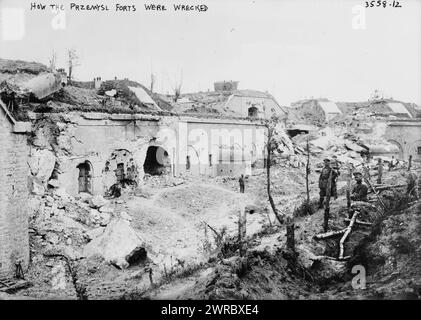 How the Przemysl Forts were wrecked, between 1914 and c1915. Fort in ...