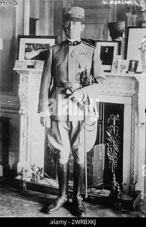 G. Marconi, Photograph shows Italian inventor Guglielmo Marconi (1874 ...