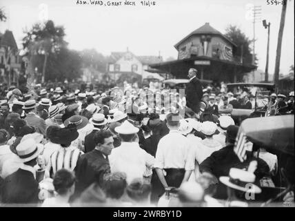 Admiral Aaron Ward, Photograph shows Rear Admiral Aaron Ward (1851-1918 ...