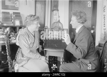 Percy Grainger and mother, Photograph shows Percy Aldridge Grainger ...