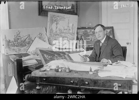 Fred Thompson, Photograph shows amusement park designer and architect ...