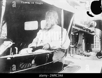 R. Tagore, Photo shows Rabindranath Tagore (1861-1941)., 1916. Nov. 21 ...