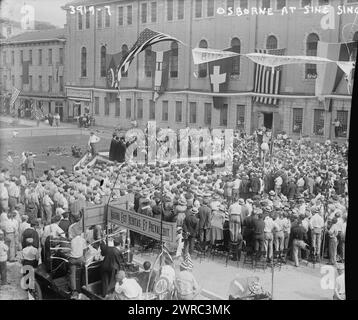 Warden Osborne, Photograph shows Thomas Mott Osborne (1859-1926), a ...