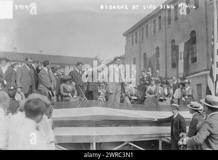 Osborne at Sing Sing, 1916, Photograph shows Thomas Mott Osborne ...