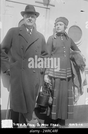 Sir Herbert Beerbohm Tree and Miss Tree were prominent English actors ...