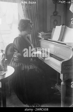 Alda, Photograph shows soprano opera singer Frances Alda (1879-1952 ...
