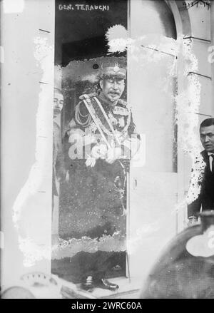 Gen. Count Terauchi, Photograph shows politician and officer Count ...