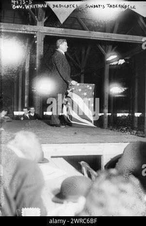 Sunday's Tabernacle, 1917, Photograph shows New York City revival of ...