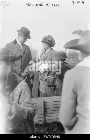 This photograph shows Helen Hay Whitney, also known as Mrs. Payne ...