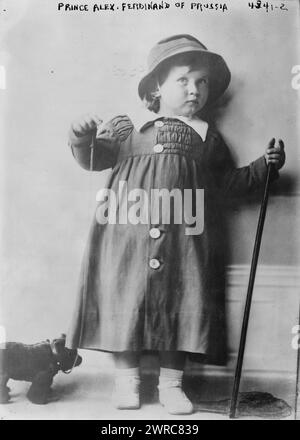 Photograph of Prince Alex Ferdinand of Prussia, identified by the image ...