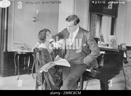 LINA CAVALIERI (1874-1944) Italian operatic soprano and actress Stock ...