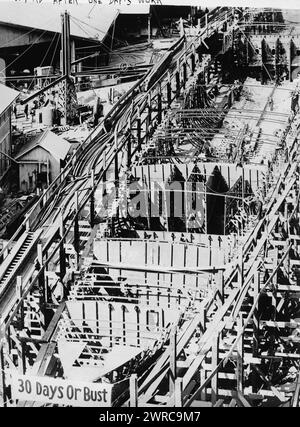 WARD after 5 days, Photograph shows the USS Ward (DD-139), a destroyer ...