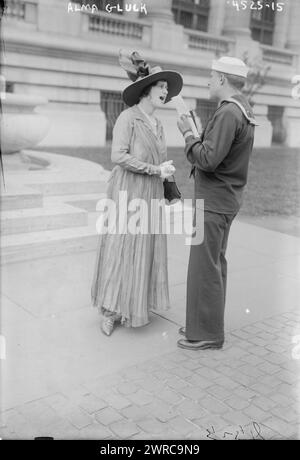 Alma Gluck, Photograph shows Romanian-American opera singer Alma Gluck ...