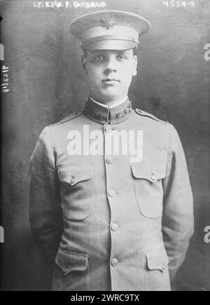 Lt. Edw. F. Graham, 1918. Shows Lt. Edward Foreman Graham, a Cornell ...