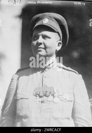 Photograph of Marie Bochkareva, a Russian soldier and founder of the ...