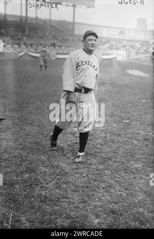 Germany Schaefer, Cleveland AL (baseball), 1918. Shows baseball player ...