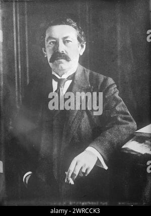 A. Briand, Photograph shows Aristide Briand (1862-1932), Prime Minister ...