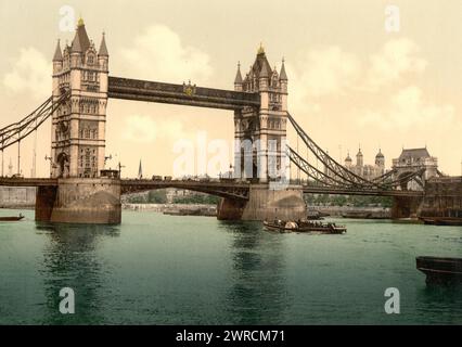 Tower Bridge, III. (closed), London, England Stock Photo - Alamy