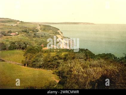 Luccombe Chine, Isle of Wight, England Stock Photo - Alamy