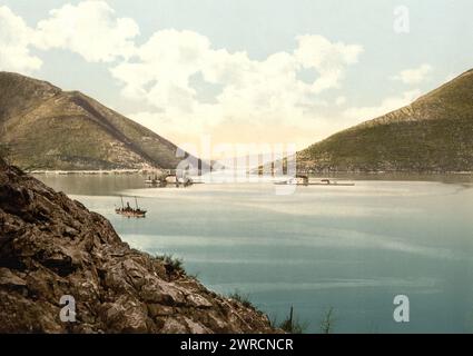 Perasto, Two Islands, Dalmatia, Austro-Hungary Stock Photo - Alamy