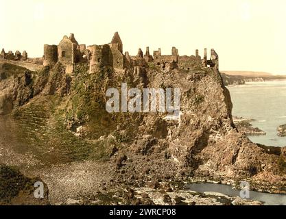 Dunluce Castle, County Antrim (between Portballintrae and Portrush ...