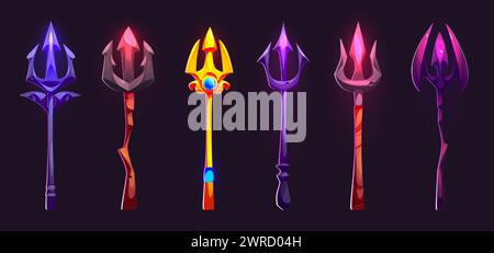 Trishula trident vector illustration. Trishula weapon of Lord Shiva ...