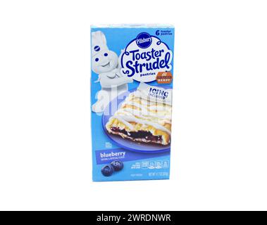 Ocala, Florida 2-10-2024 Illustrative Editorial box of Pillsbury brand ...