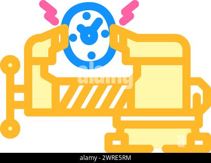compression time management color icon vector illustration Stock Vector ...