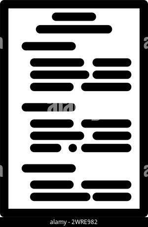 writing manuals technical writer line icon vector illustration Stock ...