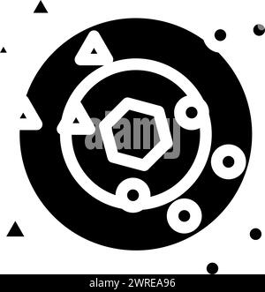 nearest neighbors knn algorithm icon doodle illustration Stock Vector ...