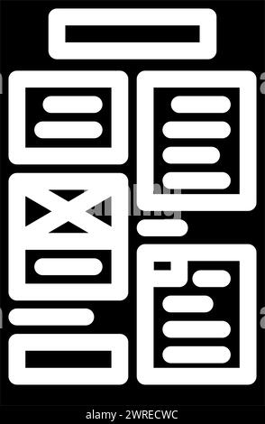 document layout technical writer glyph icon vector. document layout ...