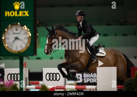 Marcus EHNING of Germany with Priam du roset during the Grand Prix ...