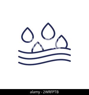 Absorption line icon, absorb water vector Stock Vector Image & Art - Alamy