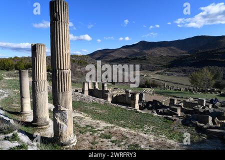 Eslava or Eslaba, Santa Criz roman city. Sanguesa region, Comunidad ...