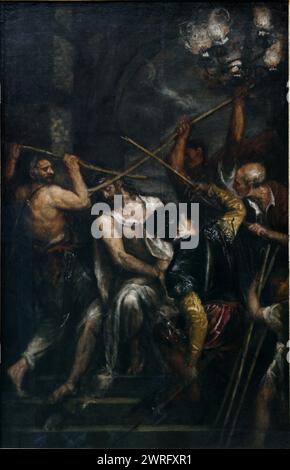 Christ Crowned with Thorns by Titian Stock Photo - Alamy
