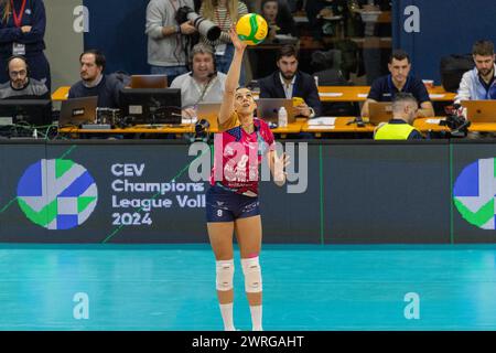 ORRO Alessia (Fenerbahce Istanbul) at service during CEV Champions ...
