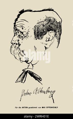 Portrait of Peter Altenberg. Peter Altenberg (1859-1919), Formerly ...