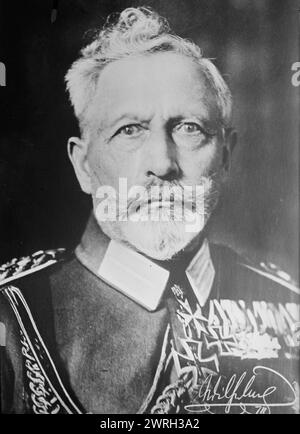 Photograph shows German Kaiser Wilhelm II with his generals during ...