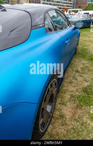 Alpine A110 sports cars on display at the Euro’s Assembly held at ...