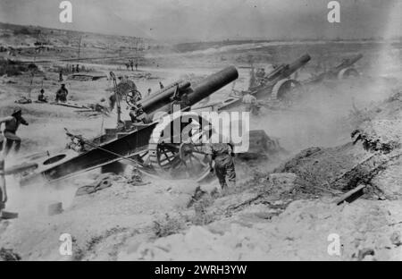 destruction, world war i, British battery, ww1, wwi, world war one ...